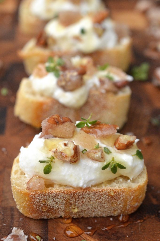 Whipped Ricotta Crostini