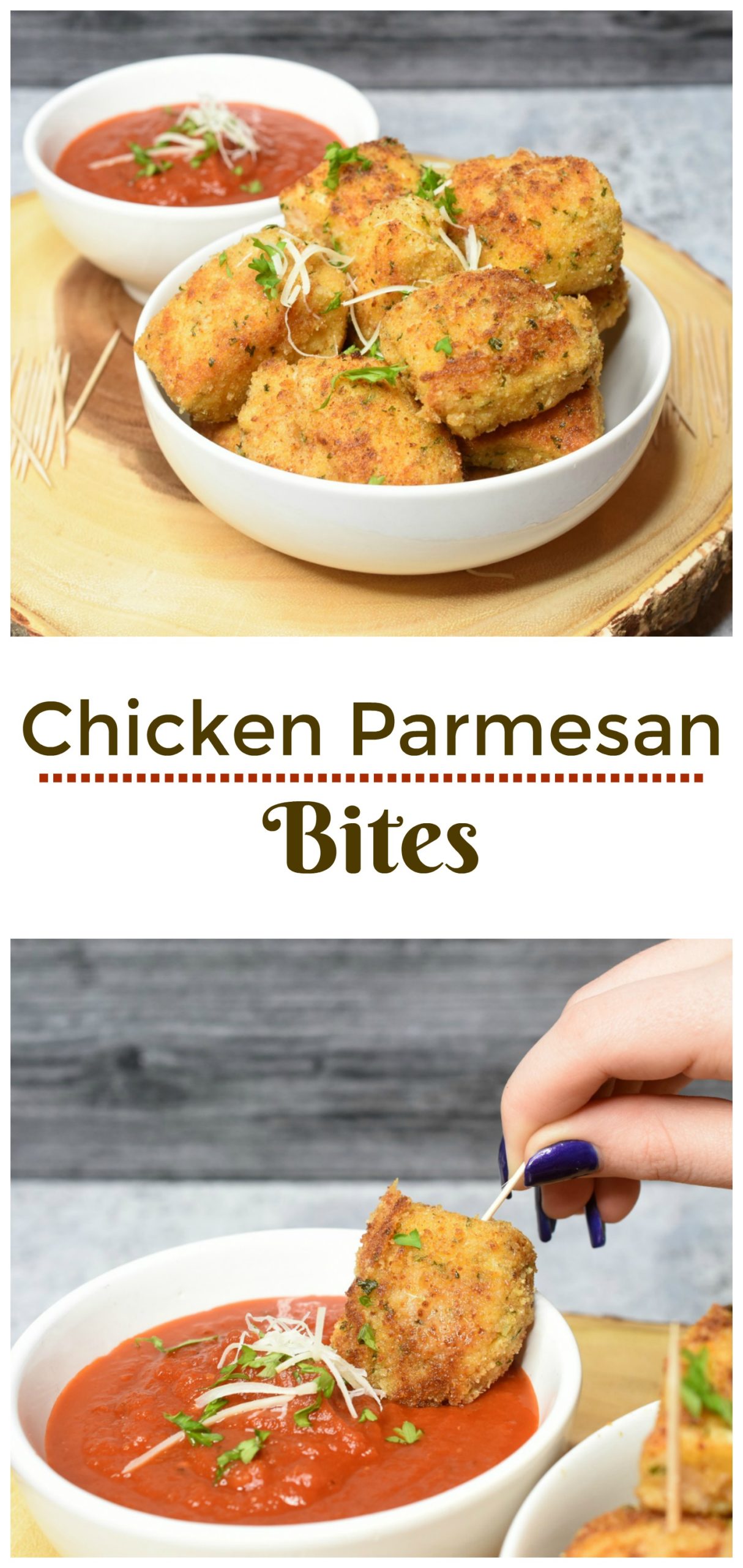 Chicken Parmesan Bites