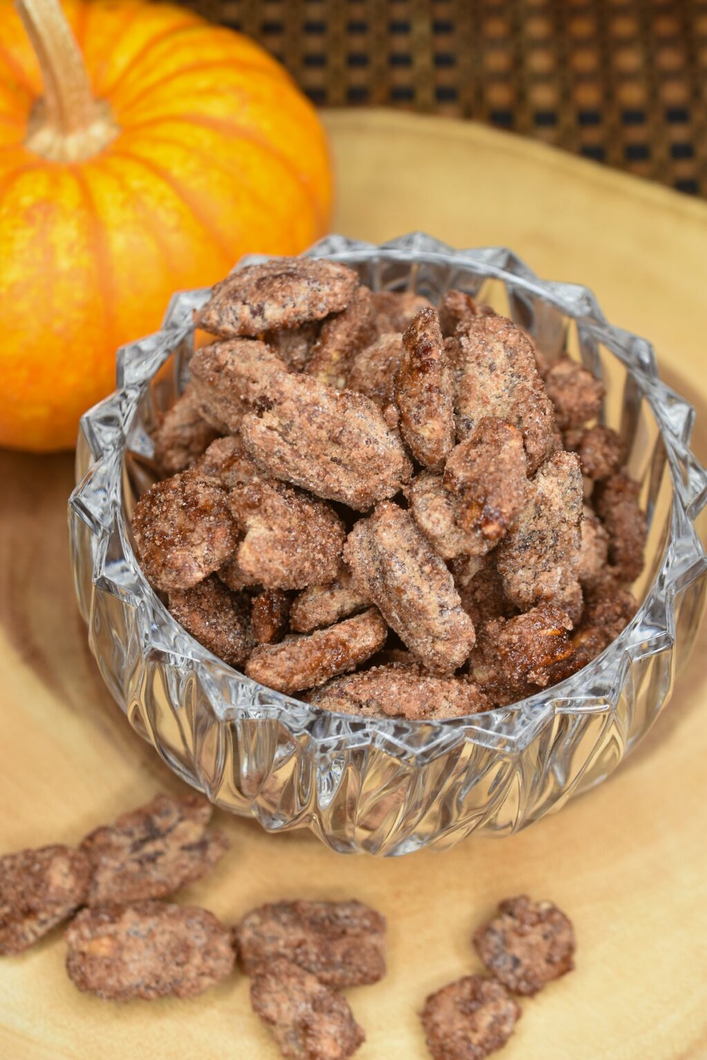 Pumpkin Spice Candied Nuts