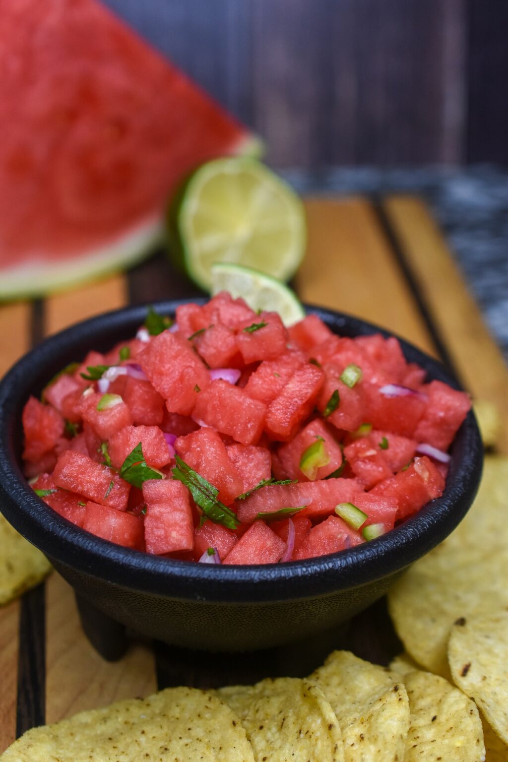 Spicy Watermelon Salsa - Souffle Bombay